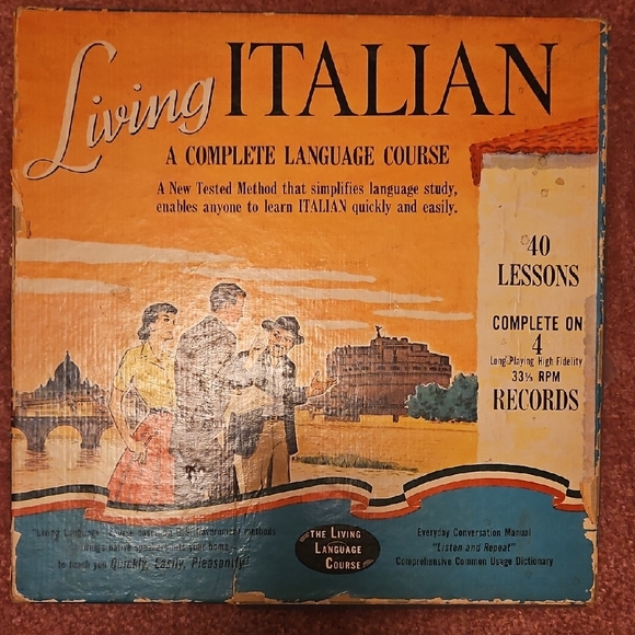 Other | Living Italian Language Course Box Set | Poshmark